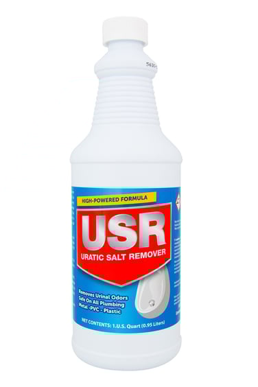 USR Effectively Dissolves Uratic Salts in Urinals