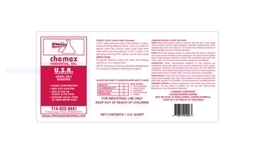 Uratic Salts really mess up urinal lines... - Try Uratic Salts Remover